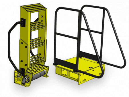 Safe-Away Access Ladders For Mining & Earthmoving: Hedweld